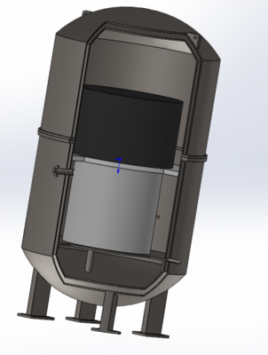 Indium vacuum distillation furnace system